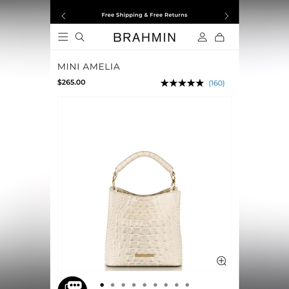 Brahmin | Bags | Brahmin Mini Amelia | Poshmark